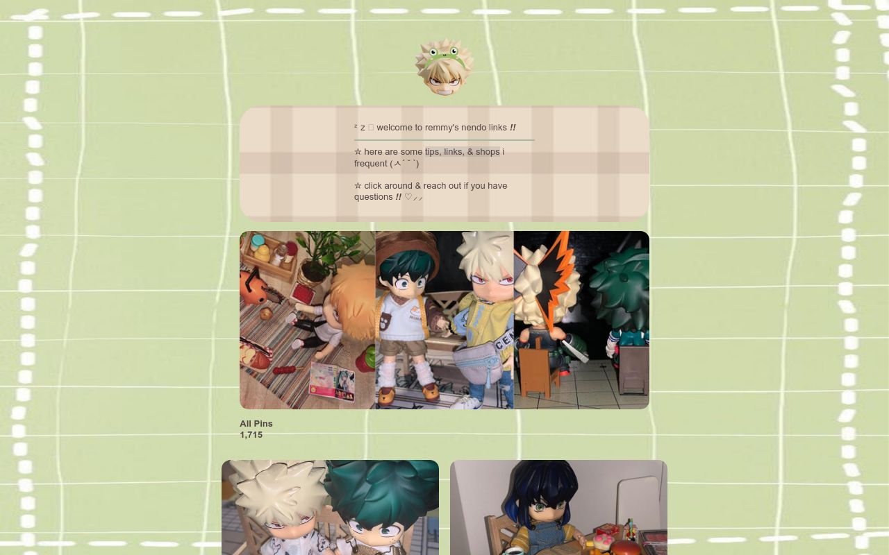 Remmy's Nendoroid Links!